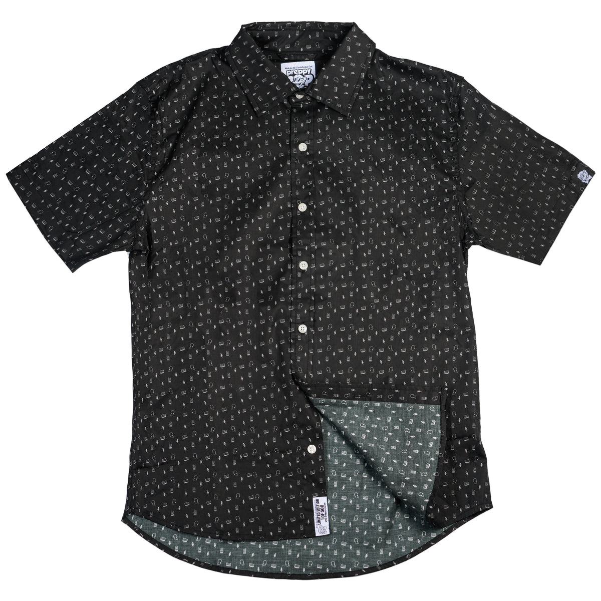 I WANNA ROCK Short Sleeve Button Up Shirt – Preppy Pop®