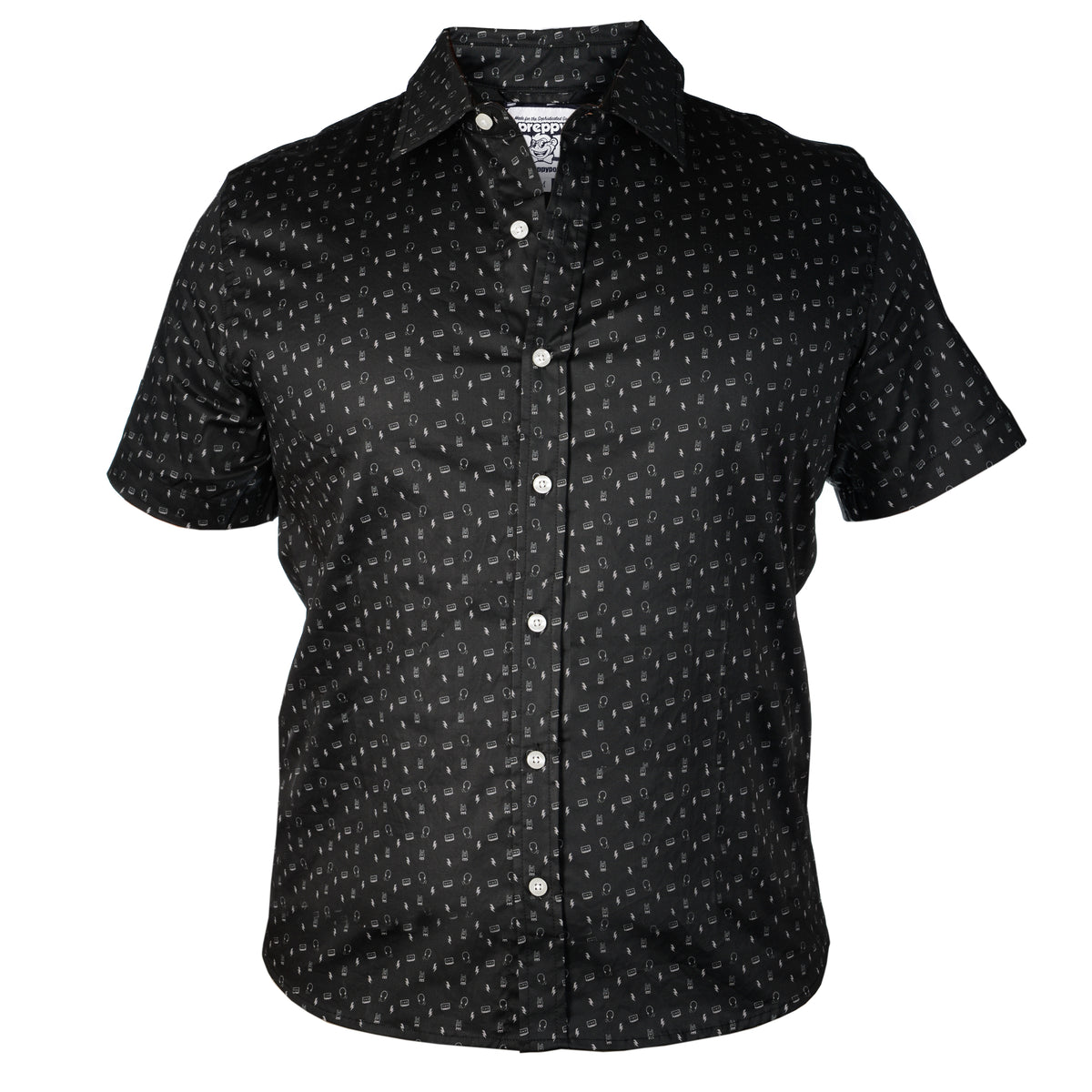 I WANNA ROCK Short Sleeve Button Up Shirt – Preppy Pop®