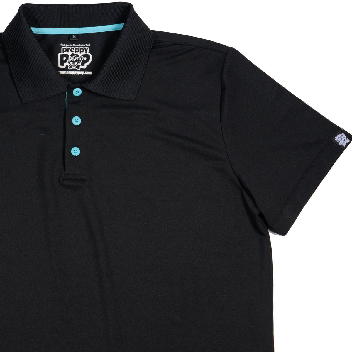 POLOS WITH A POP! - BLACK – Preppy Pop®